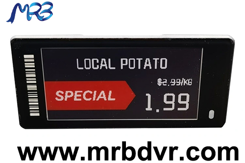 MRB 2.66 inch ESL pricer tag for supermarket,Electronic Shelf Label